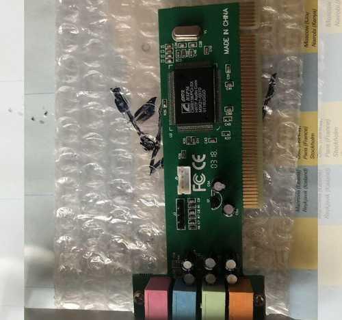 Звуковая карта PCI C-media 8738