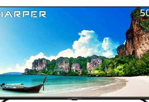 Телевизор Harper 50"(127 см) новый UHD 4K