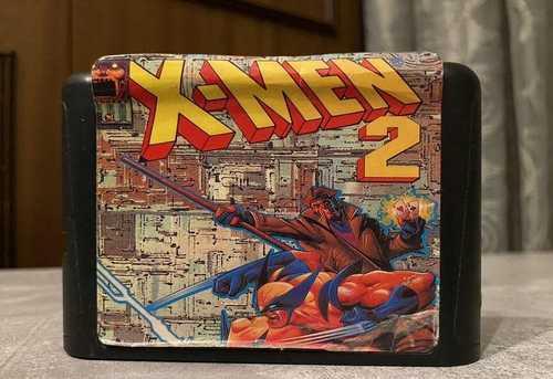 X-Men 2 Sega картридж стародел