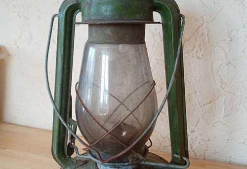 Старинная керосиновая лампа, летучая мышь. Лот 9