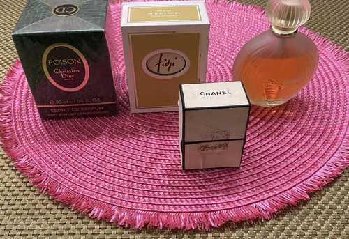 Винтажные духи франция Poison Fidji Nina R Chanel