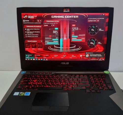 Игровой ROG strix 17.3 / GTX 1070 / 16 RAM