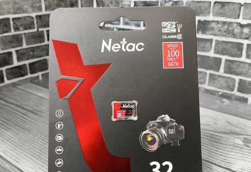 Карта памяти MicroSD 32Gb Netac Class 10