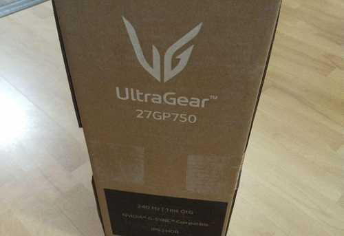 Монитор 240гц LG UltraGear 27GP750