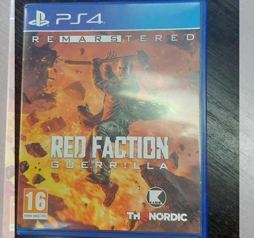 Диск для ps4 Red faction guerrilla