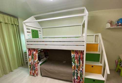 Мебель детская (кровать - чердак)