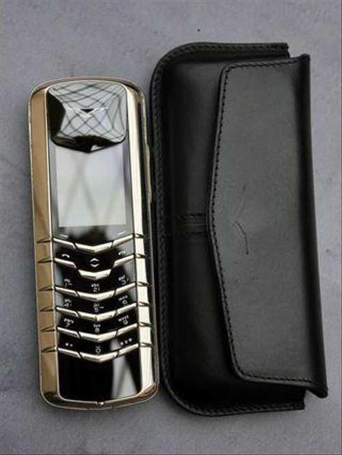 Vertu Signature M Design Белое золото 750*