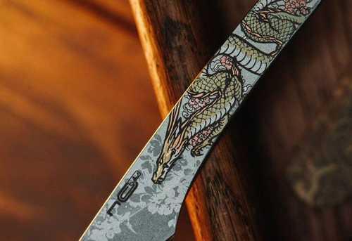 Нож туристический N.C.Custom киридаши Дракон