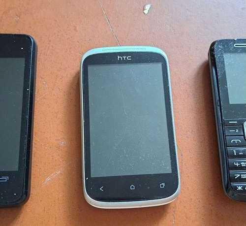 Мобильные телефоны бу кнопочный сенсорный fly htc