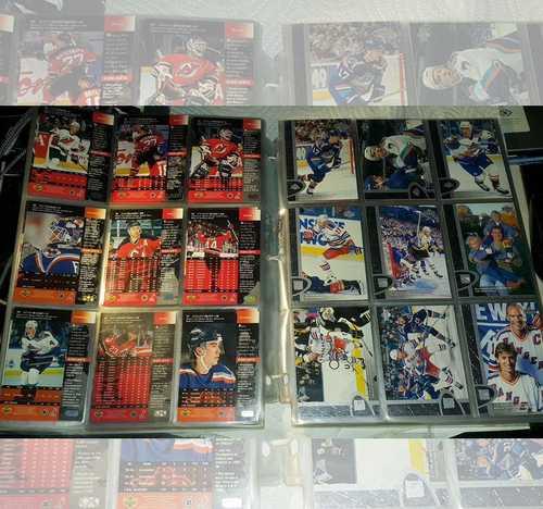 Хоккейные карточки NHL 95-96 Upper Deck. 100 штук