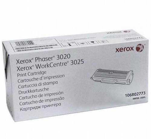 Картридж xerox 106r02773