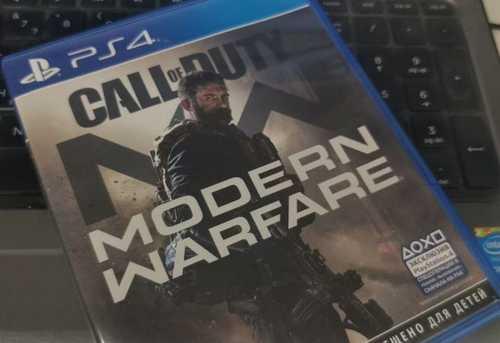 Игра Call of Duty Modern warfare 2019 для PS4
