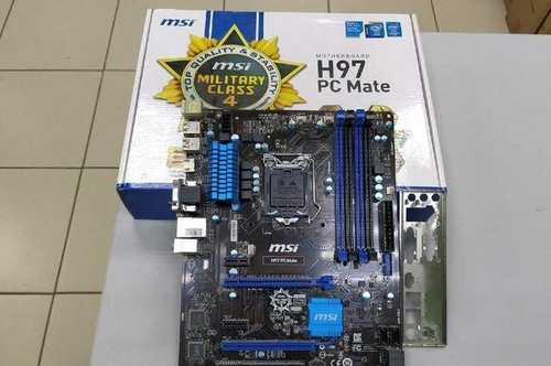 Материнская плата MSI H97 PC Mate s1150