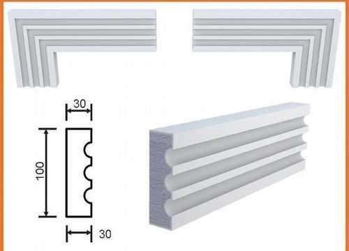 Фасадный декор. Молдинги
