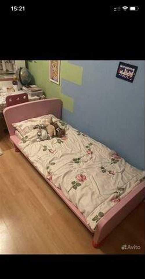 Детская кровать и шкаф IKEA