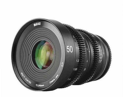 Объектив Meike 50mm T2.2 Cinema Lens Sony E-mount