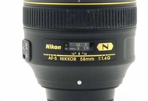 Nikon 58mm f/1.4G AF-S Nikkor