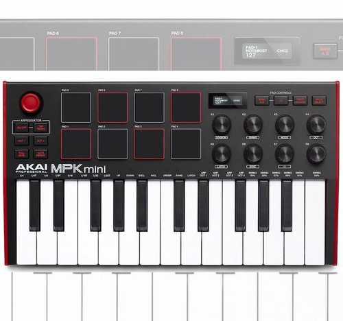 Миди клавиатура akai mpk mini