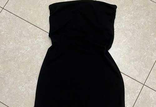 Платье черное обтягивающее h&m