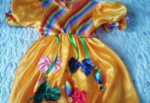 Платье для девочки конфетка 104 110