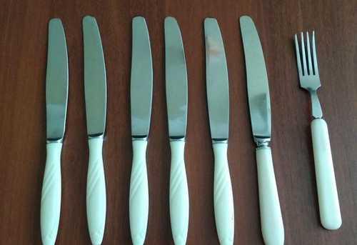 Ножи ст. паштетные, вилки, ложки деревянные СССР