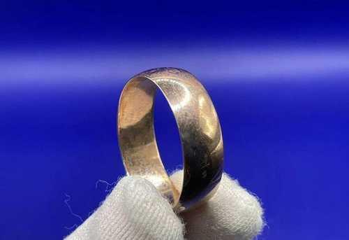 Золотое обручальное кольцо проба 375 размер 23