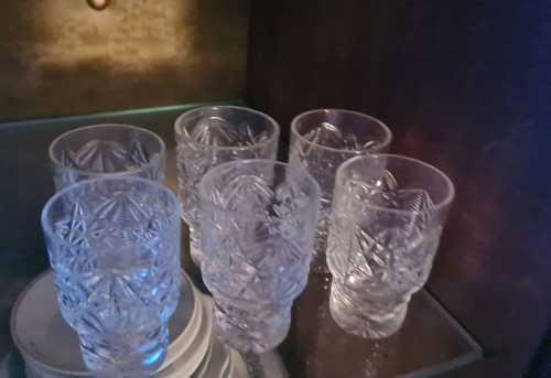 Рюмки хрусталь СССР