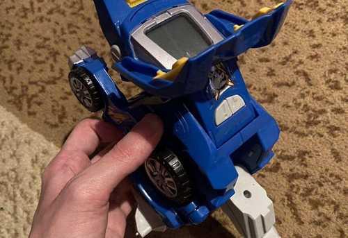 Робот-трансформер Динобот-трансформер синий