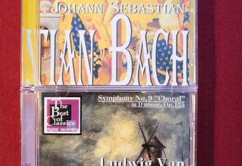 CD диски, Bach, Beethoven (Gardiner, Karajan)