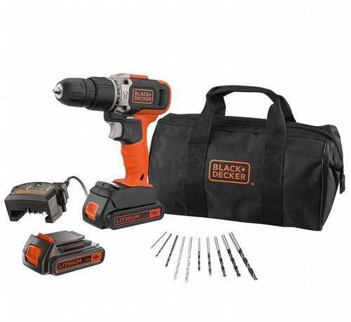 Дрель-шуруповерт ударная Black+Decker BCD003BA10S