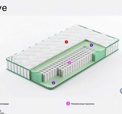 Ортопедический матрас Clever Wave 60x150