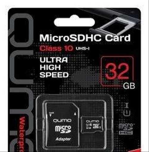 Micro SecureDigital 32Gb qumo QM32gmicsdhc10U1 M