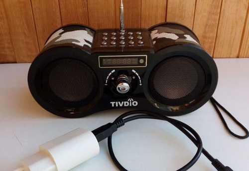 Цифровой FM радиоприемник tivdio V113 колонка