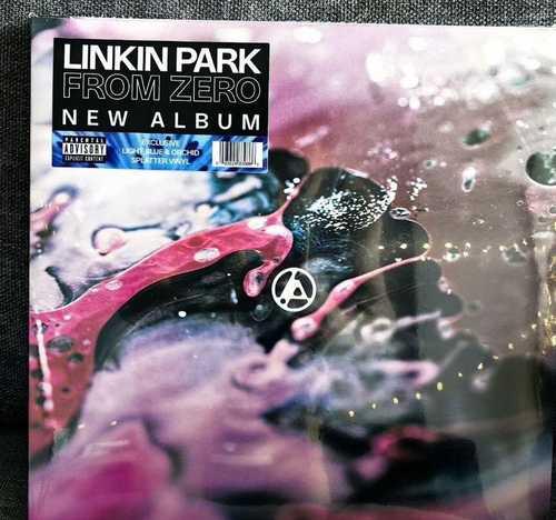 Linkin Park From Zero lp Light blue & orchid splat