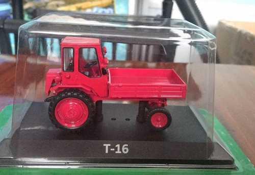 Модель трактор Т-16 Hachette 1:43