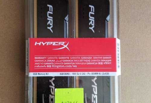 Кingstоn нyреrх fury 1866 Mhz DDR3 8Gb