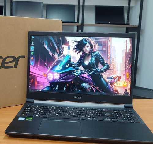 Игровой ноутбук Acer i7/16gb/512gb/GTX1650/IPs