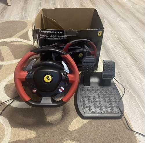 Руль thrustmaster 458 spider