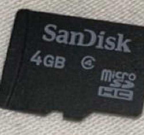 Карта памяти microsd 4gb Sandisk