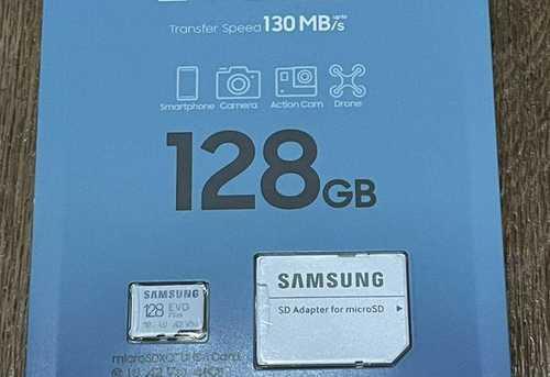Карта памяти MicroSD Samsung EvoPlus 128gb