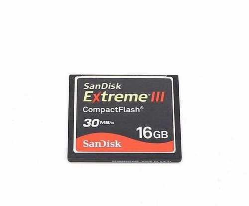 Флеш карта Compact Flash SanDisk Extreme III 16GB