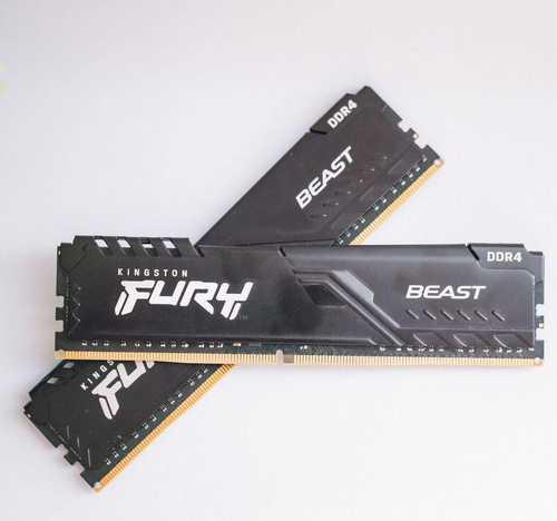 Kingston Fury Оперативная память DDR4 16Gb (2x8Gb)