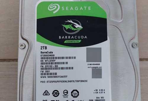 Жесткий диск 2 тб Seagate Barracuda
