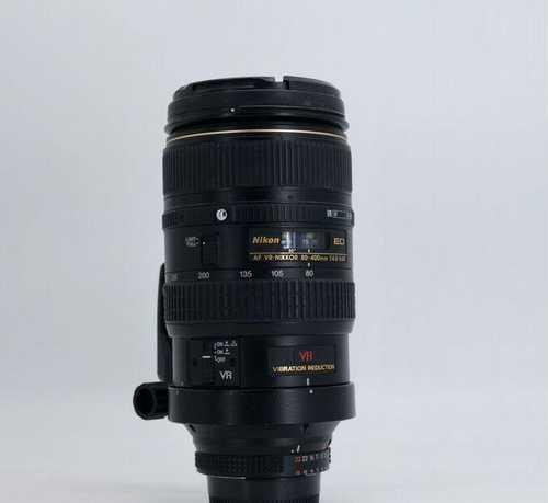 Nikon 80-400mm f/4.5-5.6D ED VR AF как новый,обмен