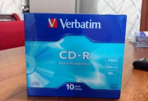 Болванка cd-r Verbatim 10 шт
