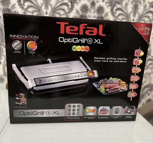 Электрогриль tefal optigrill xl gc722d34