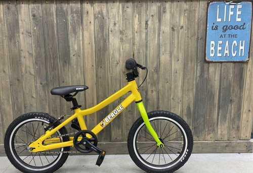 Детский надежный и легкий велосипед Beagle 116