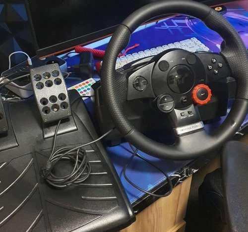 Игровой руль logitech driving force gt 900