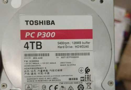 Жесткий диск toshiba p300 4tb