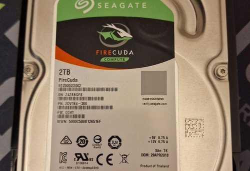 Жесткий диск Seagate Firecuda ST2000DX002, 2тб